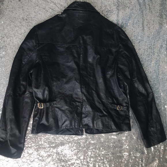 Jean Pierre | Jackets & Coats | Black Vintage Jean Pierre Leather ...